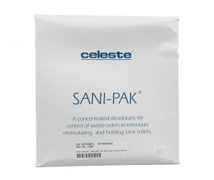 SANI-PAK® Blue Powder Chemical Toilet Deodorant – 8 Gram Packet – 100 ...